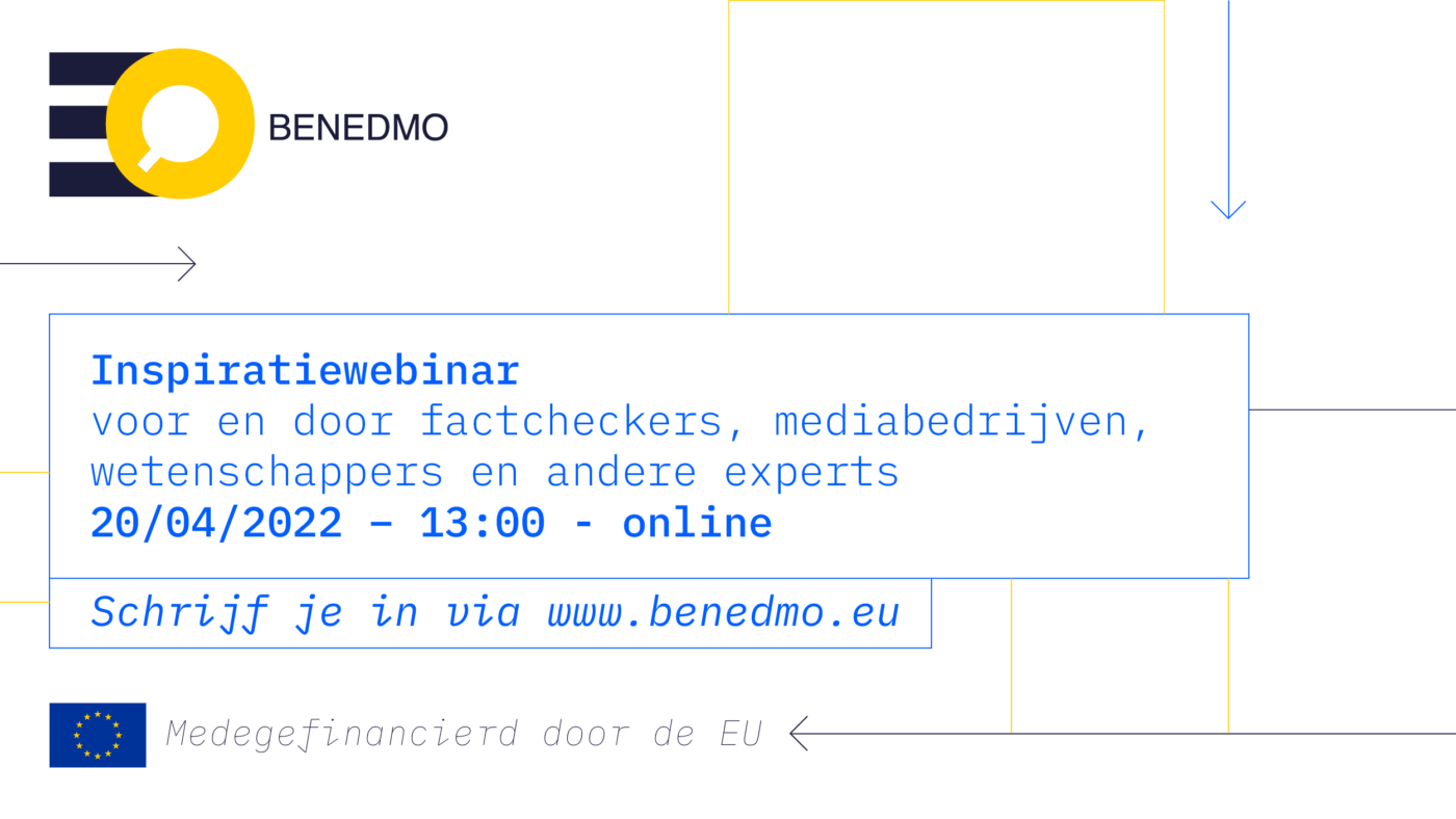 Inspiratiewebinar factchecking | BENEDMO